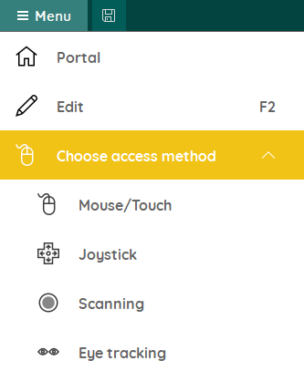 How do I change the access method? – Forbes AAC