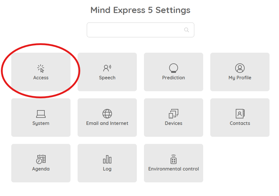 How do I change the visual indicator for eye gaze within Mind Express ...