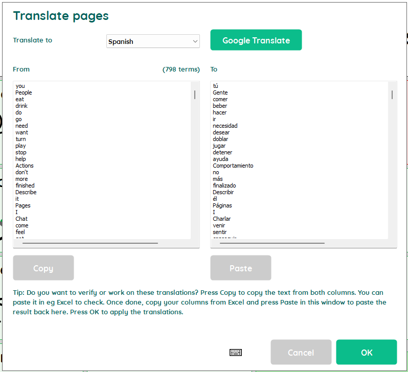 How do I translate the language of a pageset? – Forbes AAC Online Help ...