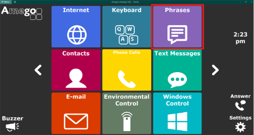 How do I rearrange phrases in Amego? – Forbes AAC Online Help Center