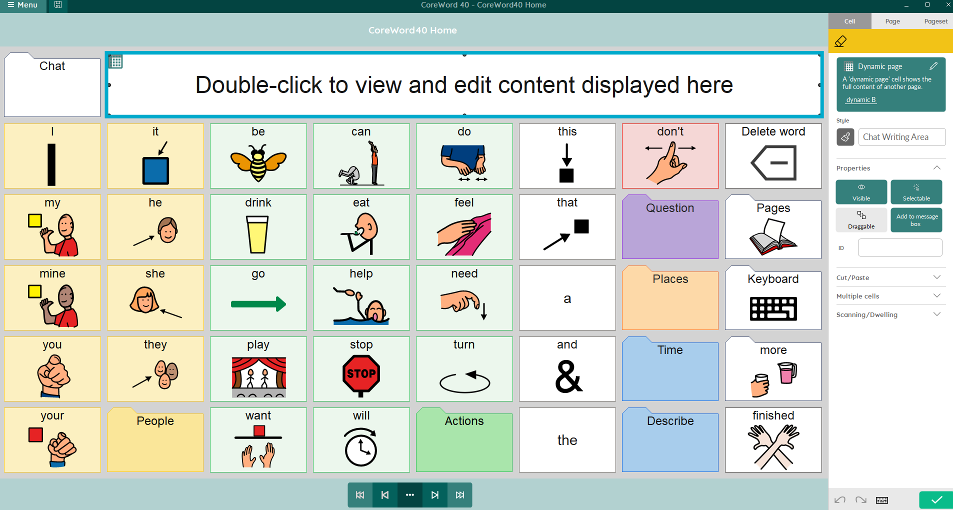 How do I edit the message bar properties (i.e. hide it or make it non ...